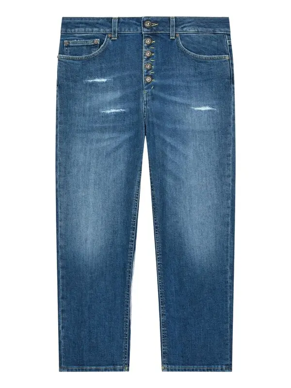 DONDUP Straight-leg Jeans With Button Fastening - Blue