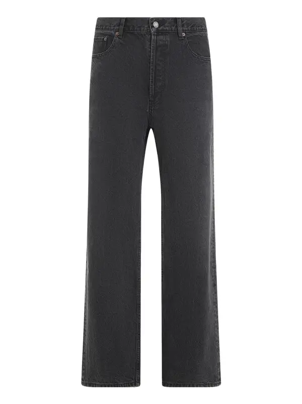 Saint Laurent Loose-fit Mid-rise Jeans - Black