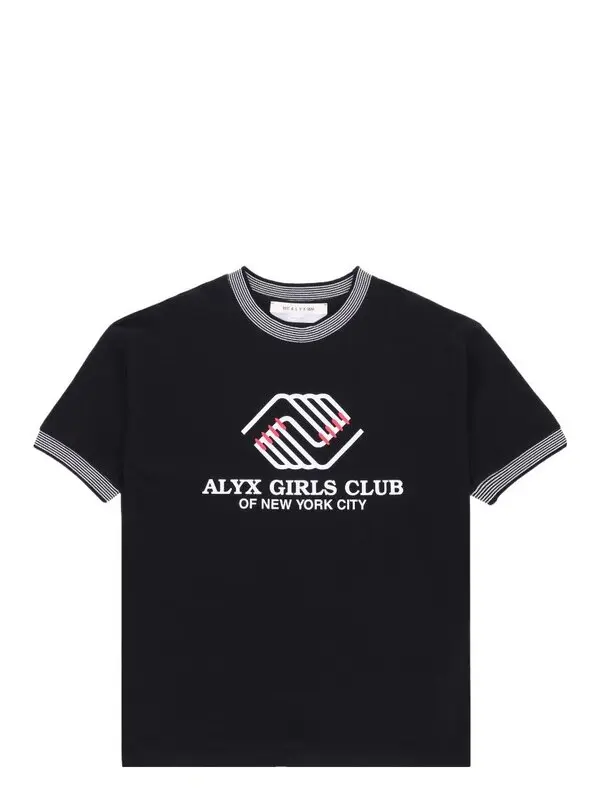 1017 Alyx 9sm T-shirt With Round Neck And Short Sleeves - Black