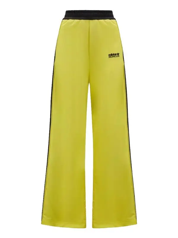 Moncler Adidas Acetate Trackpants With Logo - Yellow