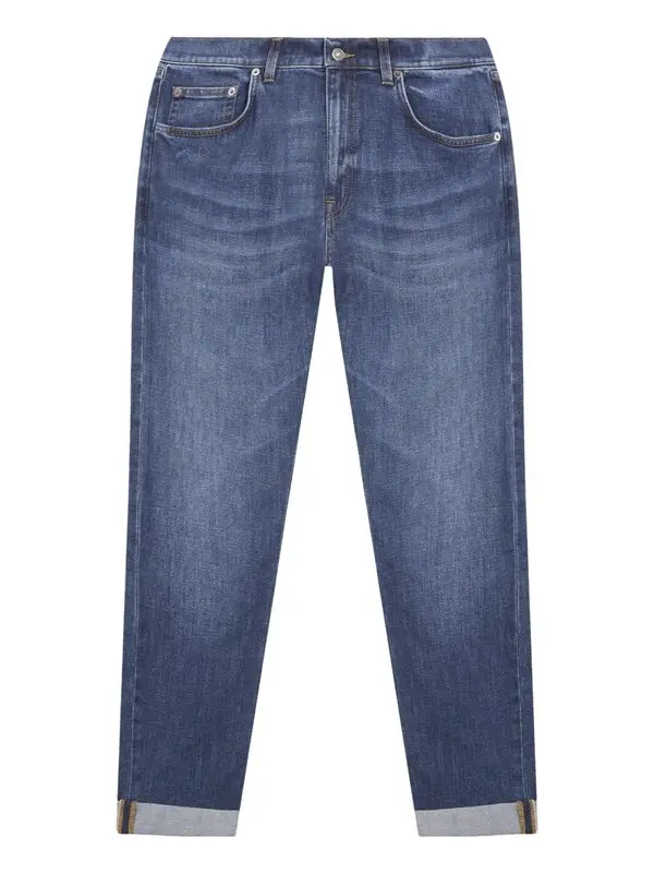 DONDUP Cuff Hem Jeans - Blue