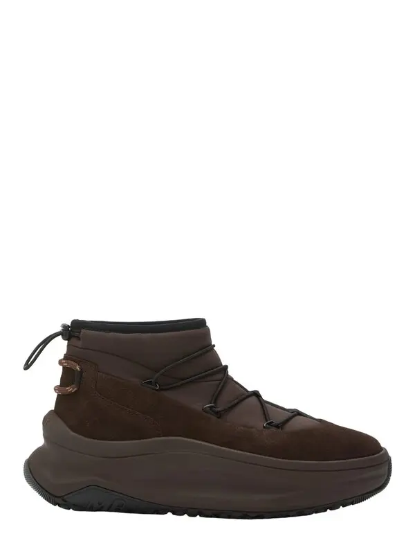 Moon Boot Lace-up Platform High-top Sneakers - Dark Brown