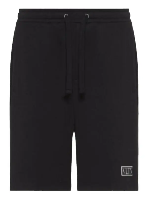 Valentino Garavani Vltn Patch Track Shorts - Black