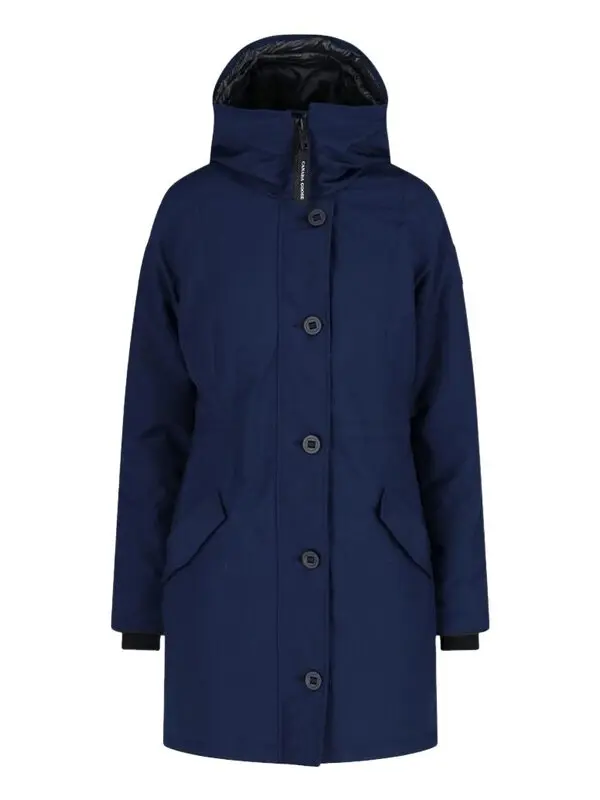 Canada Goose Logo Down Jacket - Atlantic Navy Blue