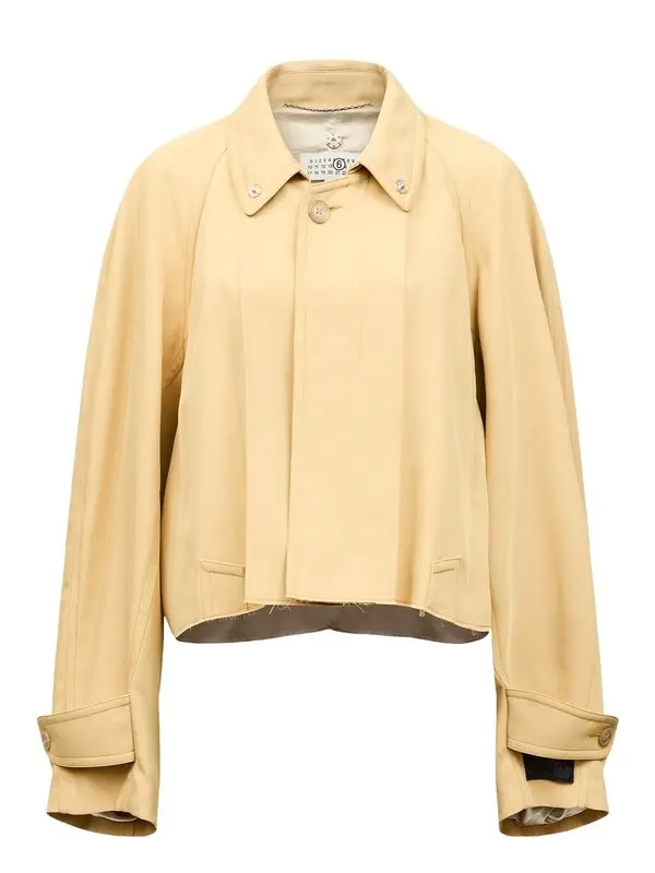 MAISON MARGIELA Long Sleeve Casual Jacket - Yellow