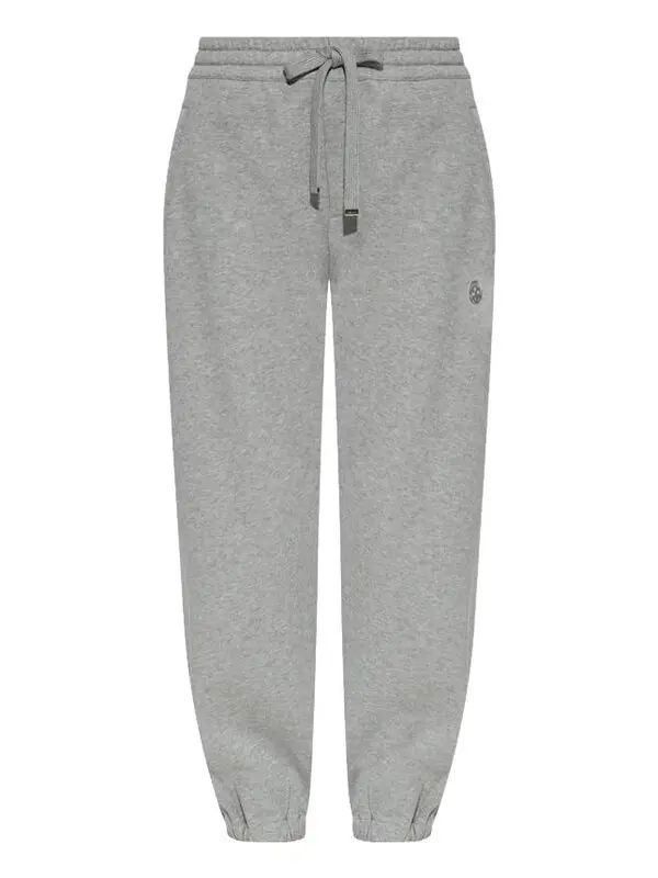 Alexander McQueen Skull Embroidered Tapered Sweatpants - Grey