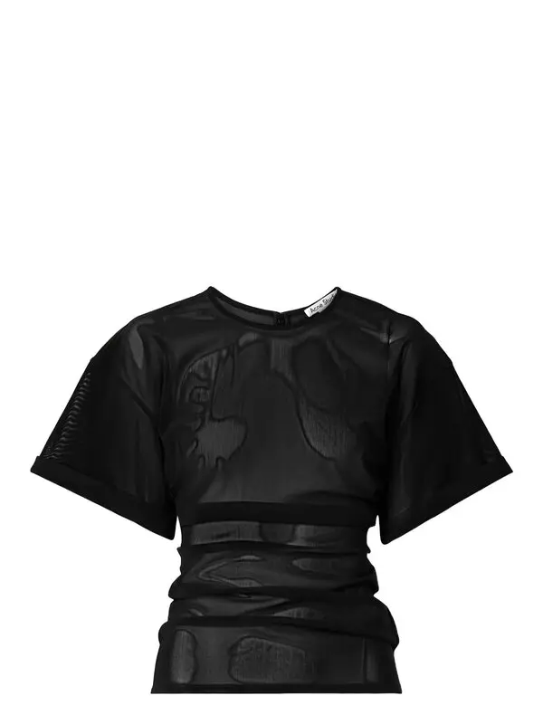 Acne Studios Mesh T-shirt - Black