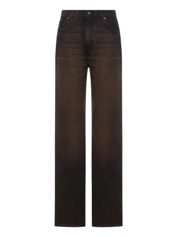 HAIKURE Korea Flared Jeans - Black