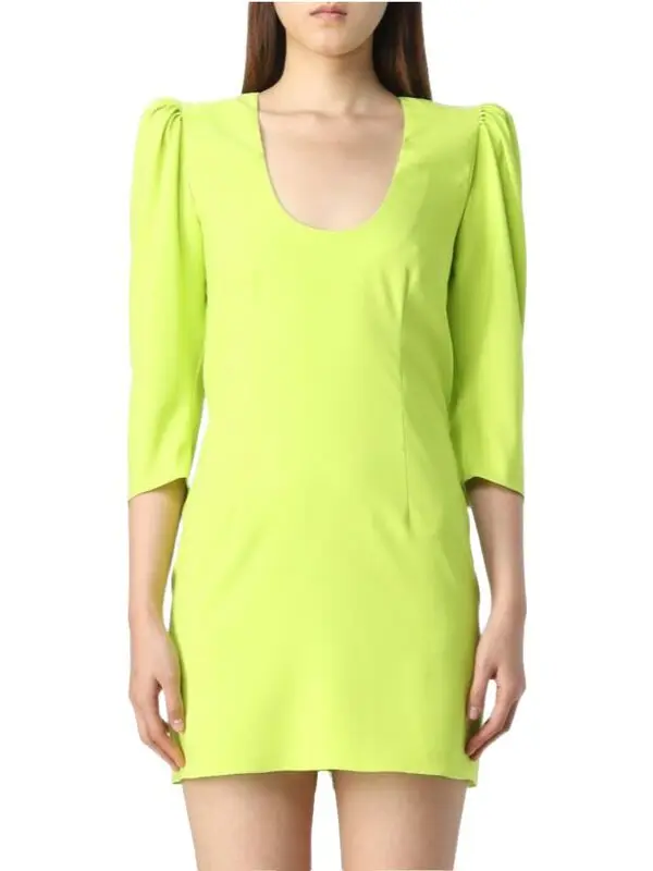 Dsquared2 Logo Detail Mini Dress - Yellow