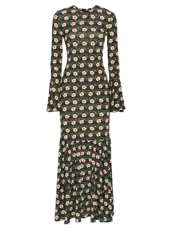 La DoubleJ Alba Dress With Floral Print - Black/multicolor