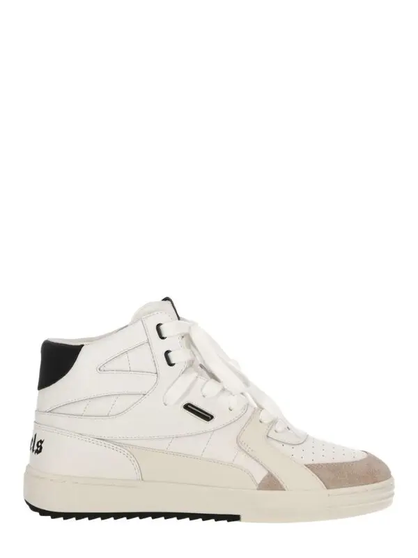 Palm Angels University Lace-up High-top Sneakers - White