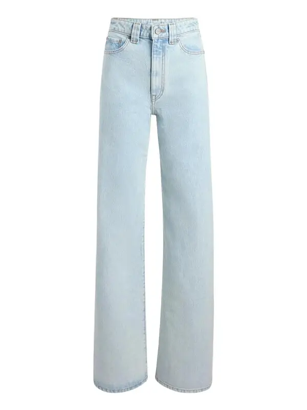 Khaite Dane Wide-leg Jeans - Blue