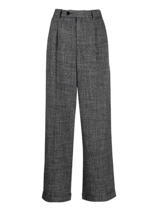 A.p.c. Straight Leg Tailored Trousers - Black