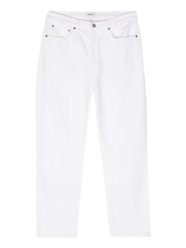 AGOLDE 90's Straight Leg Jeans - White