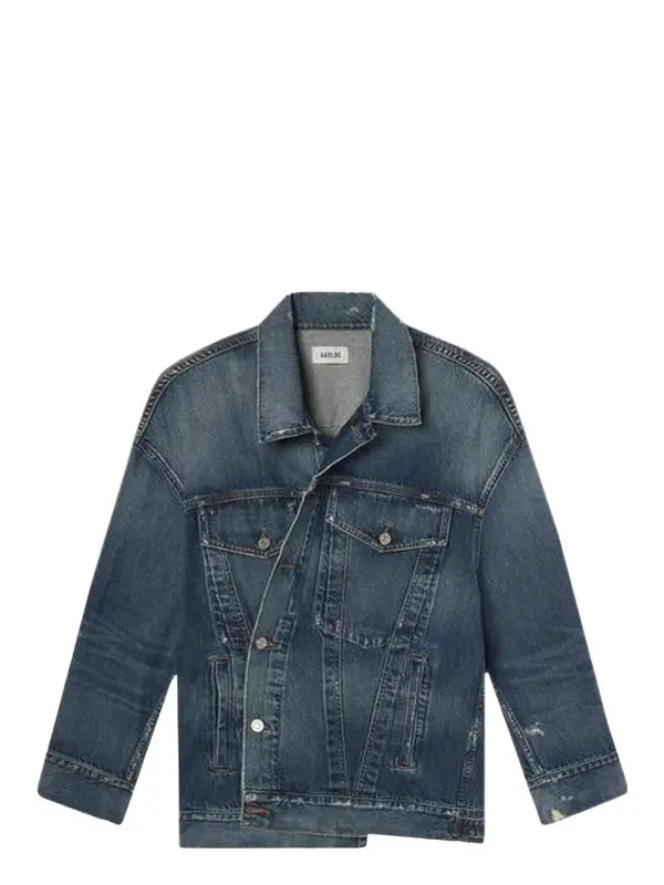 AGOLDE Reworked Oversized Denim Jacket - Blue