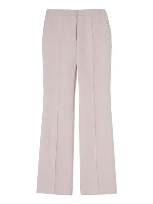 JIL SANDER Tailored Straight Leg Trousers - Pink