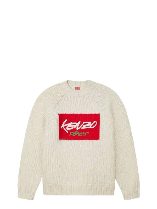 Kenzo X Futura 2000 Crewneck Jumper - Off White