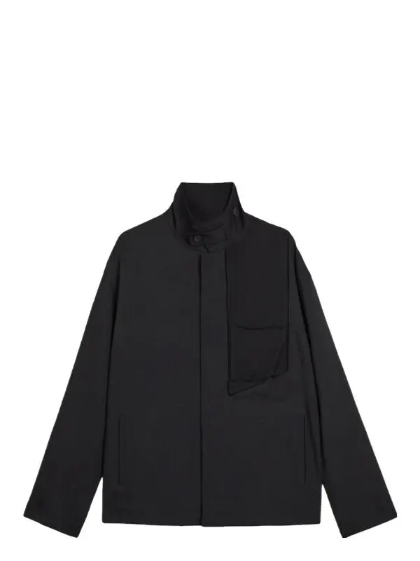 Y3 Utility Blouson With Stand Collar - Black