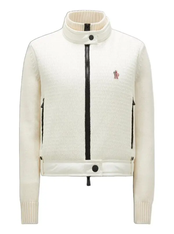 Moncler Wool Zip-up Cardigan - No