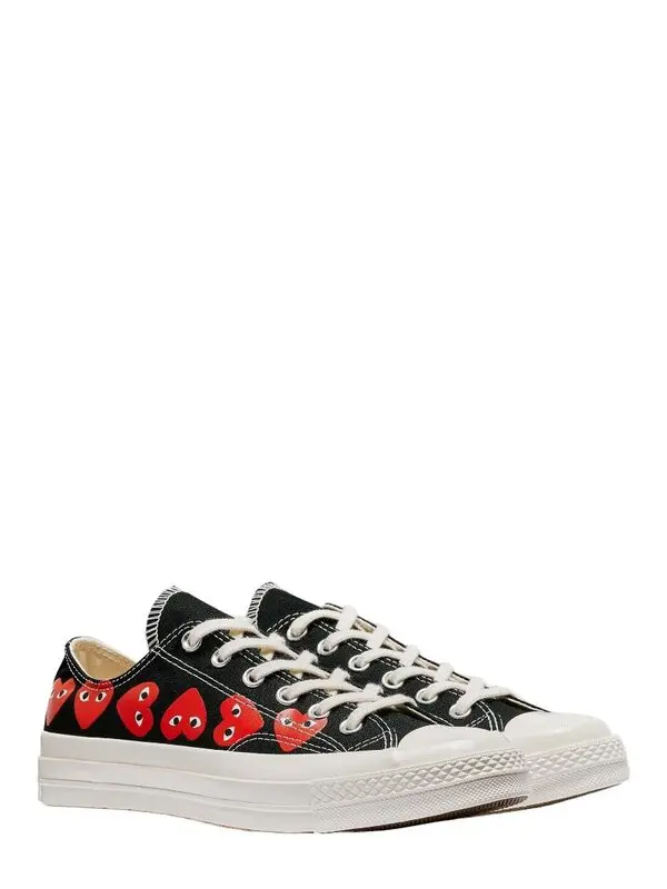 CONVERSE X COMME DES GARONS PLAY Chuck 70 Multi Heart Sneakers - White