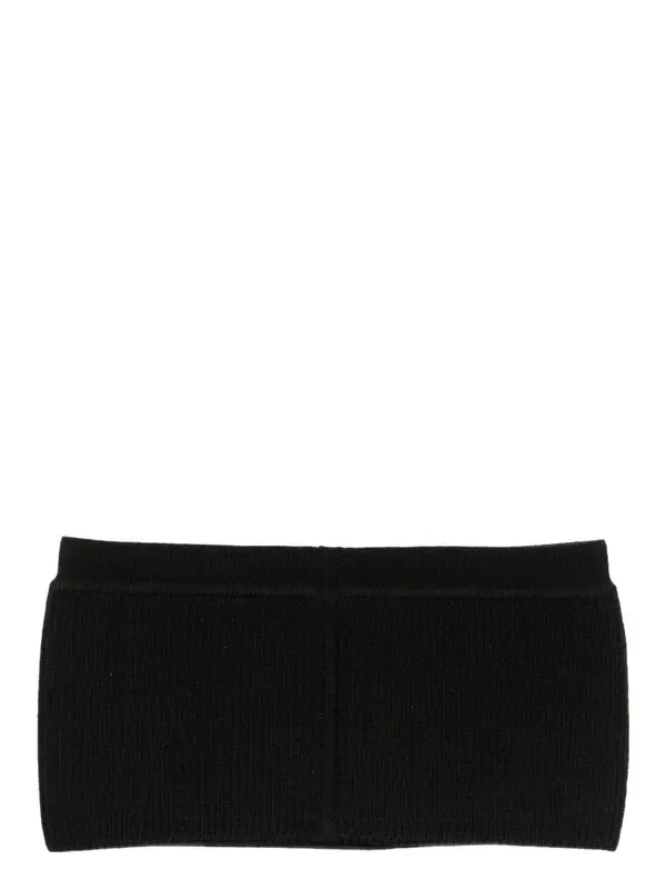 Rick Owens Sleeveless Ribbed Top - Black