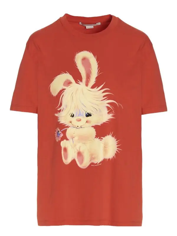 Stella McCartney Lunar New Year Crewneck T-shirt - Brown