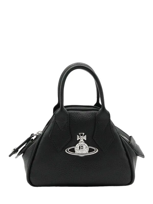VIVIENNE WESTWOOD Logo Plaque Tote Bag - Black