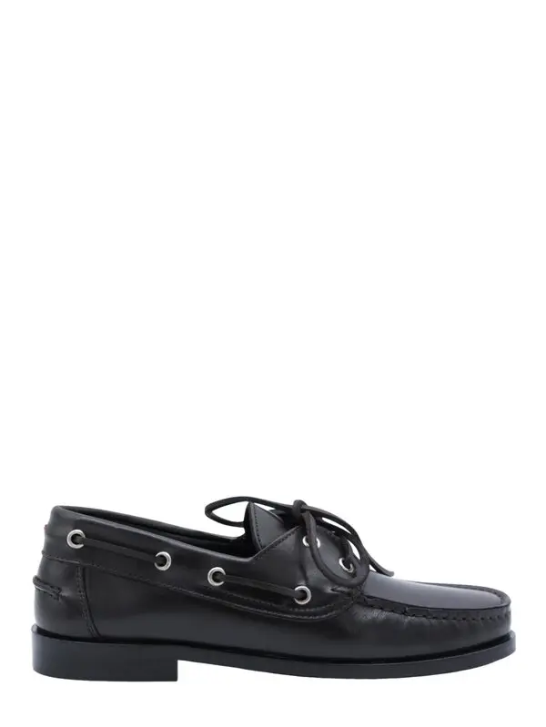 AeydĒ Harris Round Toe Lace-up Shoes - Black