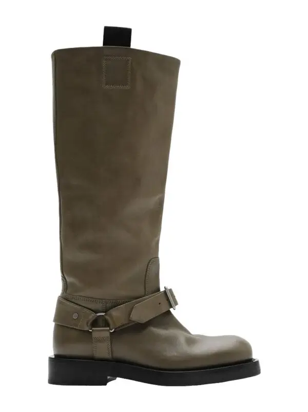 Burberry Buckled Round Toe Boots - Loch