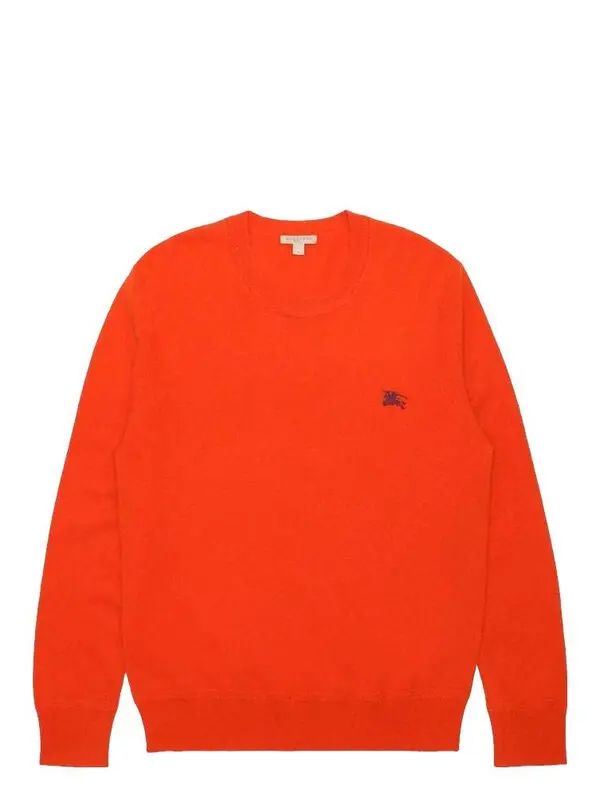 Burberry Pullover With Logo Detail - Orange