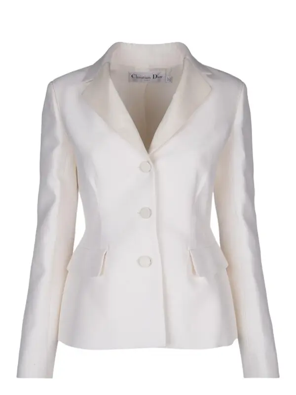 Dior Single-breasted Blazer - White