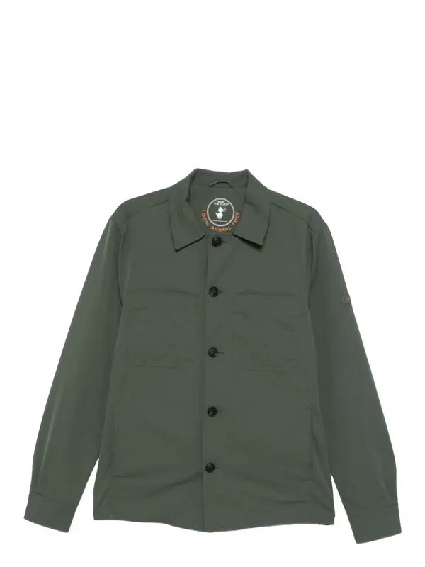 SAVE THE DUCK Long Sleeve Collared Jacket - Black
