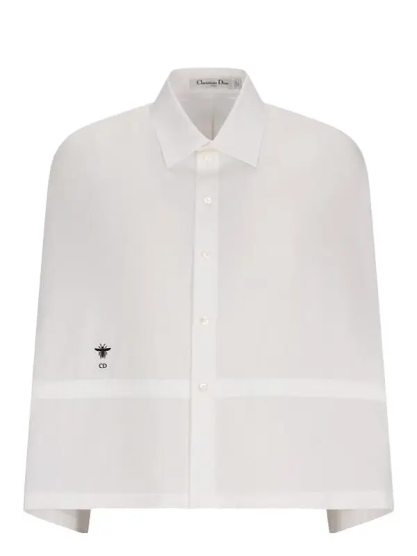 Dior Button-up Pointed Collar Shirt - White