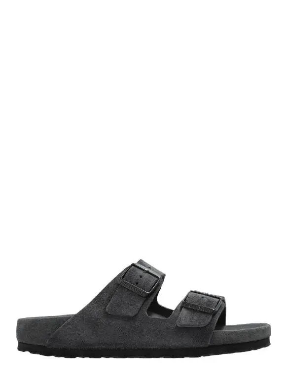 BIRKENSTOCK Arizona Suede Sandals - Grey