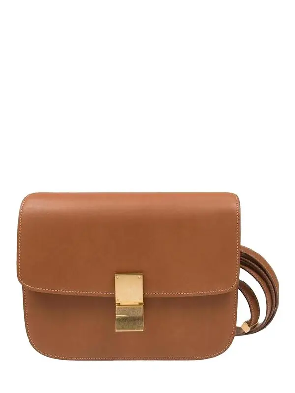Celine Medium Classic Bag In Natural Calfskin - Tan