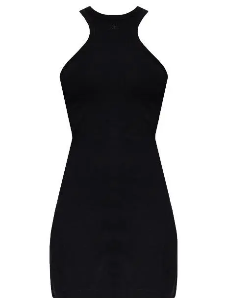 COURREGES Sleeveless Mini Dress - Black