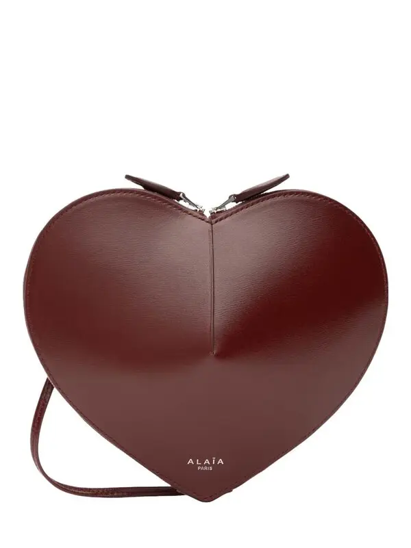 Alaïa Le Coeur Heart-shape Bag - Red