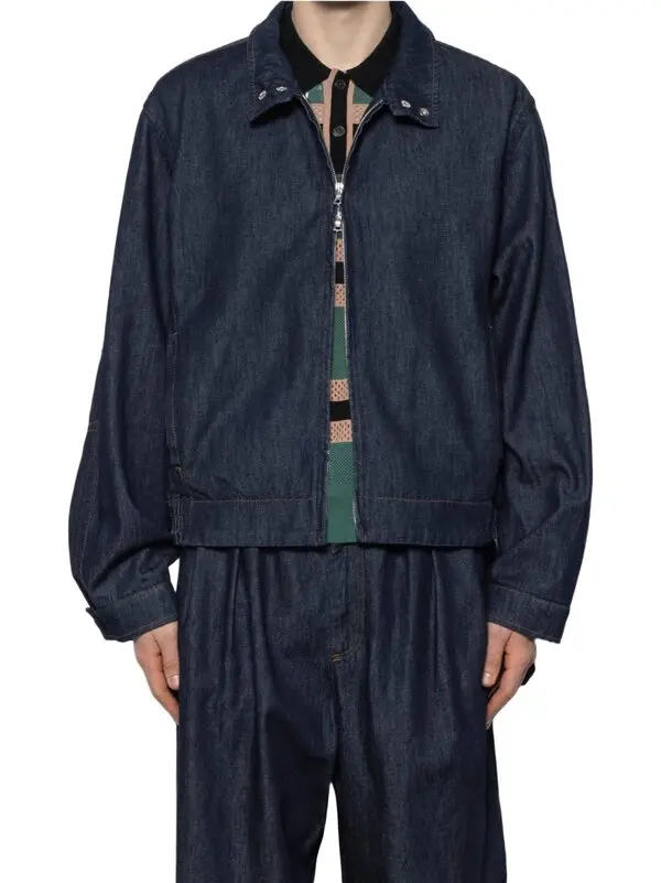 Dries Van Noten Long-sleeved Denim Jacket - Black