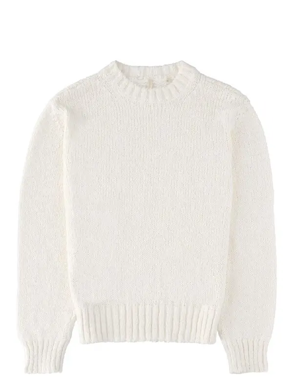 SUNFLOWER Frederik Cropped Crewneck Knitted Sweater - No