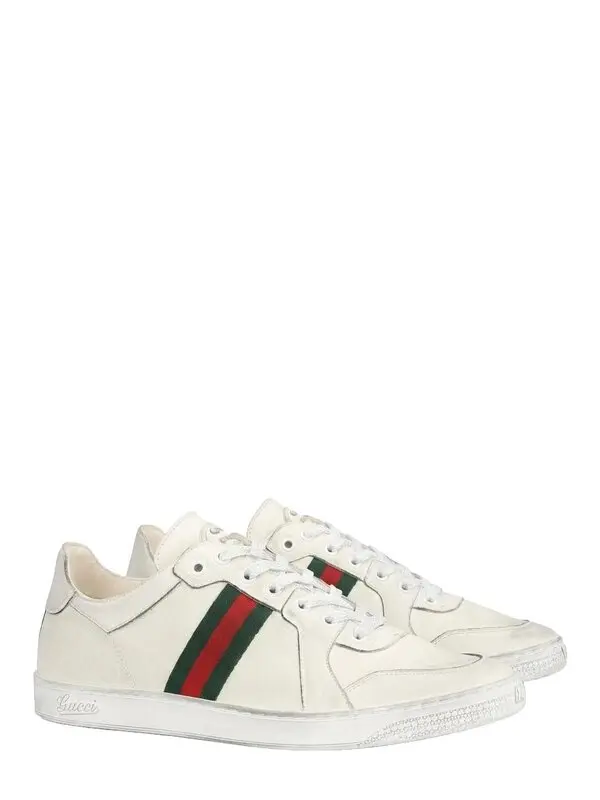 Gucci Stretch Low-top Sneakers - White
