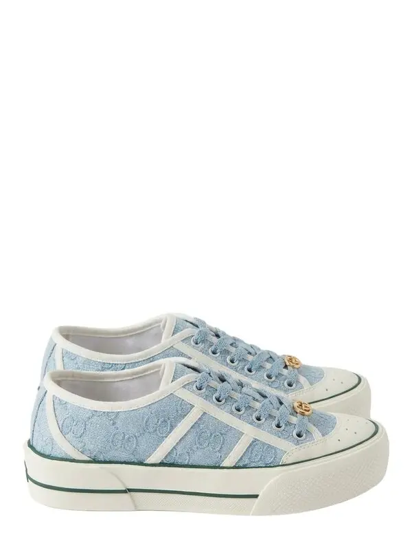 Gucci Gg Chunky Lace-up Sneakers - White
