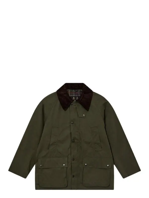 Barbour Bedale Corduroy-collar Long-sleeved Shirt Jacket - No
