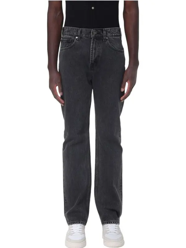 7 For All Mankind Straight-leg Jeans - Dark Grey
