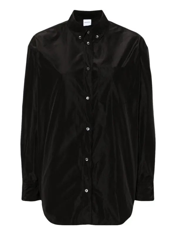 Aspesi Classic Collar Button-down Shirt - Black