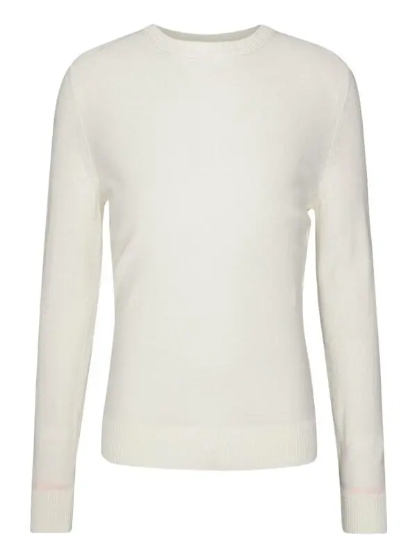Hugo Boss Classic Crew Neck Knitwear - White