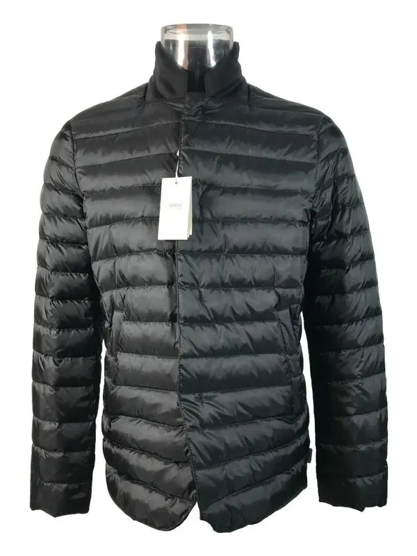 Emporio Armani Quilted Down Jacket - Black
