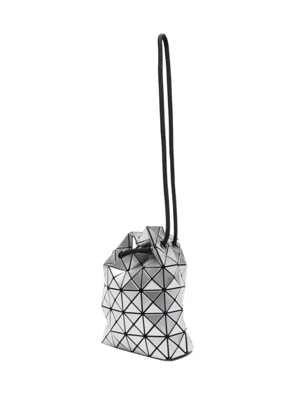 Issey Miyake Prism Drawstring Shoulder Bag - Gray