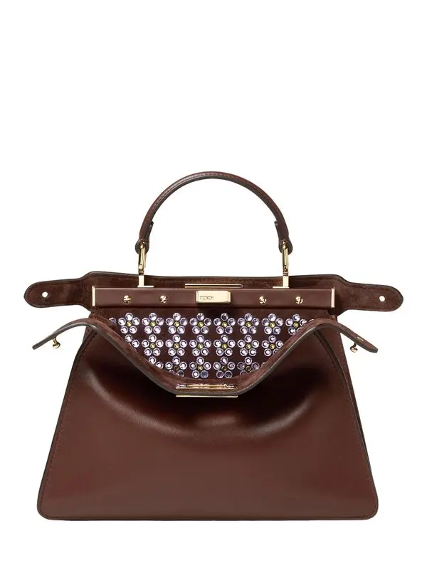 Fendi Peekaboo Iseeu Small Tote Bag - Brown