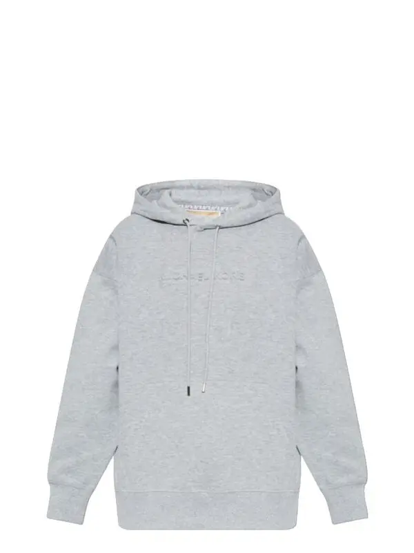 Michael Kors Logo Embossed Hoodie - Grey