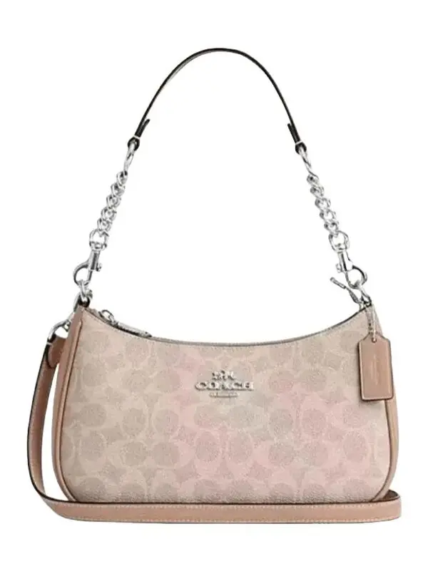 COACH Logo Shoulder Bag - Pink